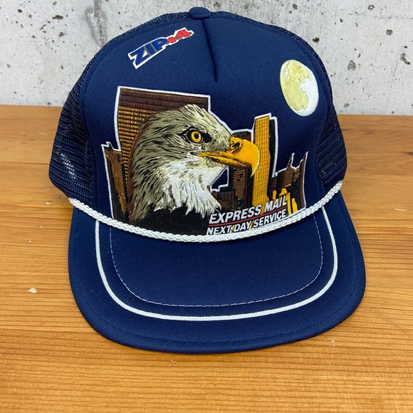 Vintage | Accessories | Vintage 8s Mesh Snapback Trucker Hat Usps ...